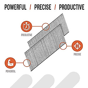 Paslode, Finishing Nail, 650231, 20 Degree Angled Galvanized, 16 Gauge, 2,000 per Box, 1 1/2 inch