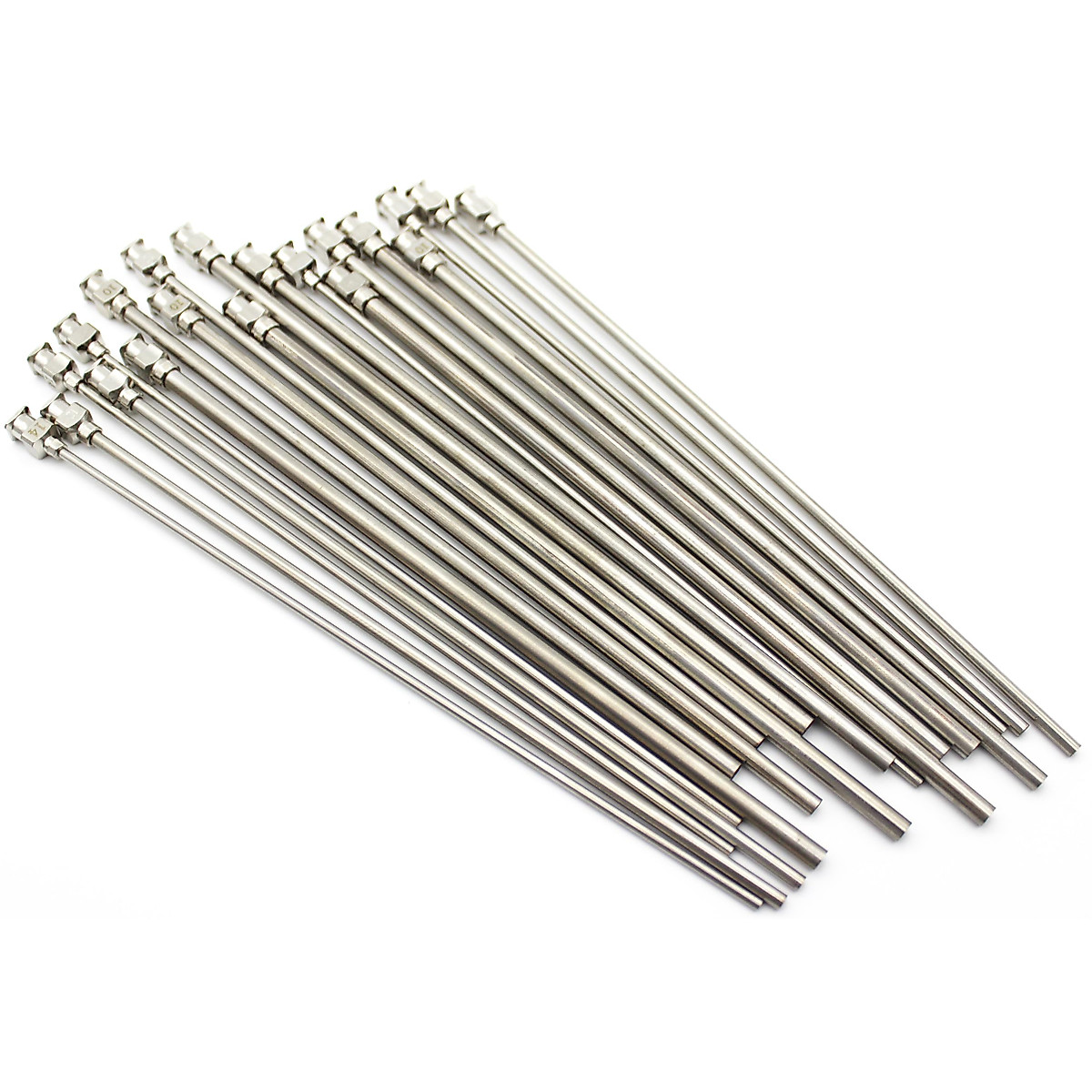 20 Pieces Dispensing Needle 6 Inch Stainless Steel Blunt Tip Luer Connector Stainless Steel Blunt Needles (8, 10, 12, 14 Gauge)