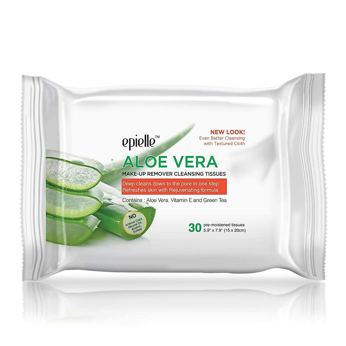 Epielle Gentle Skin Cleansing Wipes, 6 pack of 30 count each of Vitamin C, Cucumber, Aloe Vera, Collagen&Vitamin E, Green Tea, and Argan, Alcohol-Free, Hypoallergenic, Natural Extracts, Oily Skin.