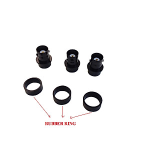 Anteenna TW-BNCJ-SMAP (3 Packs) Adaptor Connector BNC Female to SMA Male is Suit for Ham (144/430MHz) Handheld Antenna BNC Male