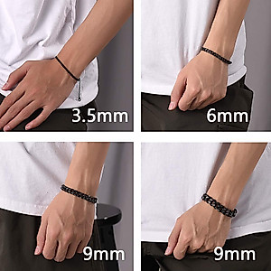 PROSTEEL Stainless Steel Black Bracelet Cool Bracelets