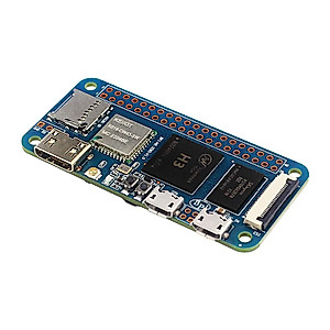Banana Pi M2 Zero Alliwnner H3 IoT Open Source Single Board Computer Onboard Quad Core Cortex-A7 CPU 512MB DDR 3 RAM WiFi Bluetooth Support Android Linux (with Metal Case Set)