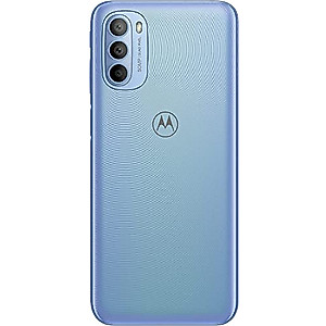 Moto G31 XT2173-2 4G LTE 64GB + 4GB GSM Unlocked Triple Camera International Version (No US Warranty) (w/Universal Charger Bundle) (Baby Blue)
