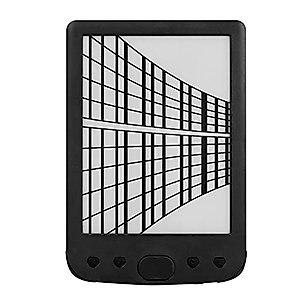 Goshyda Ereader, 6in 800x600 HD Ink Screen E Reader, Eye Protection Ebook Reader with Protective Case Film, 8GB Storage, Long Battery Life