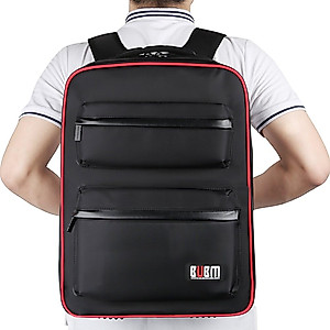 AKOZLIN Game Storage Bag Backpack Travel Carrying Case for PlayStation 5 PS5/PS4/PS4 Pro/Xbox Headset Game Charger Accessories