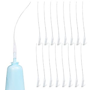 100Pcs Needle Tip Glue Bottle Applicator - Nail Tip Glue Bottles with Fine Tip Precision Tip Applicator Bottle for Hobby Glue Pen Microfine Glue Tips - Epoxy Glue Pens for Crafting Fine Tip for Glue