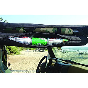 VDP Universal Products 5078115 Neoprene Black Can Tube Cooler and Storage Pouch (Six (6), Velcro Straps and Shoulder Strap)