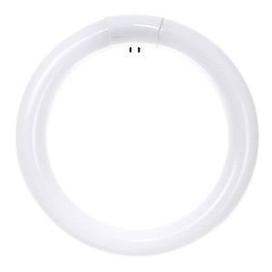 Sunlite FCL30/50K T9 Round Fluorescent Circline Lamp, 30 Watts, 1800 Lumens, 5000K Daylight, 10000 Rated Hours, RoHS Compliant, G10Q 4-Pin Base, 1 Pack