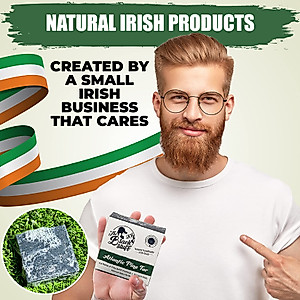 The Black Stuff Pine Tar Soap - Mens Bar Soap Made with Pine Tar, Organic Ingredients and Essential Oils - Handmade Cold Process Body Soap for Men - Moisturizing and Cleansing organic Bath Soaps
