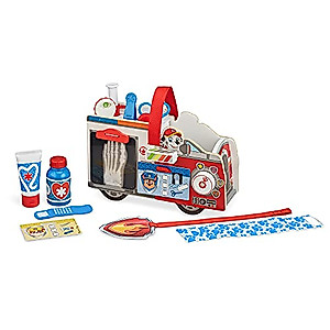 Melissa & Doug PAW Patrol Marshall's Wooden Rescue EMT Caddy (14 Pieces) - PAW Patrol Take-Along Pretend Play First Responder Rescue Kit, PAW Patrol Toddler Toy For Girls And Boys Ages 3+