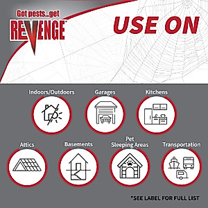 Bonide Revenge Spider Killer, 128 oz Ready-to-Use Spray, Long Lasting Odorless for Formula for Indoors and Outdoors