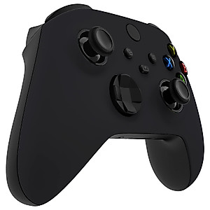 eXtremeRate FaceMag Magnetic Front Shell for Xbox Series X & S Controller, Black Replacement Parts Accessores Soft Touch Grip Cover Faceplate for Xbox Core Wireless Controller [Controller Excluded]