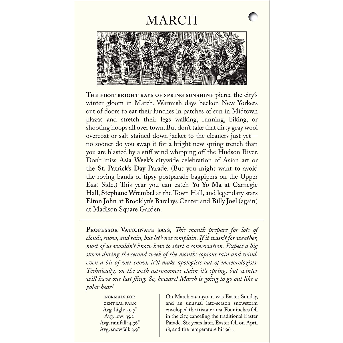 An Almanac of New York City for the Year 2023