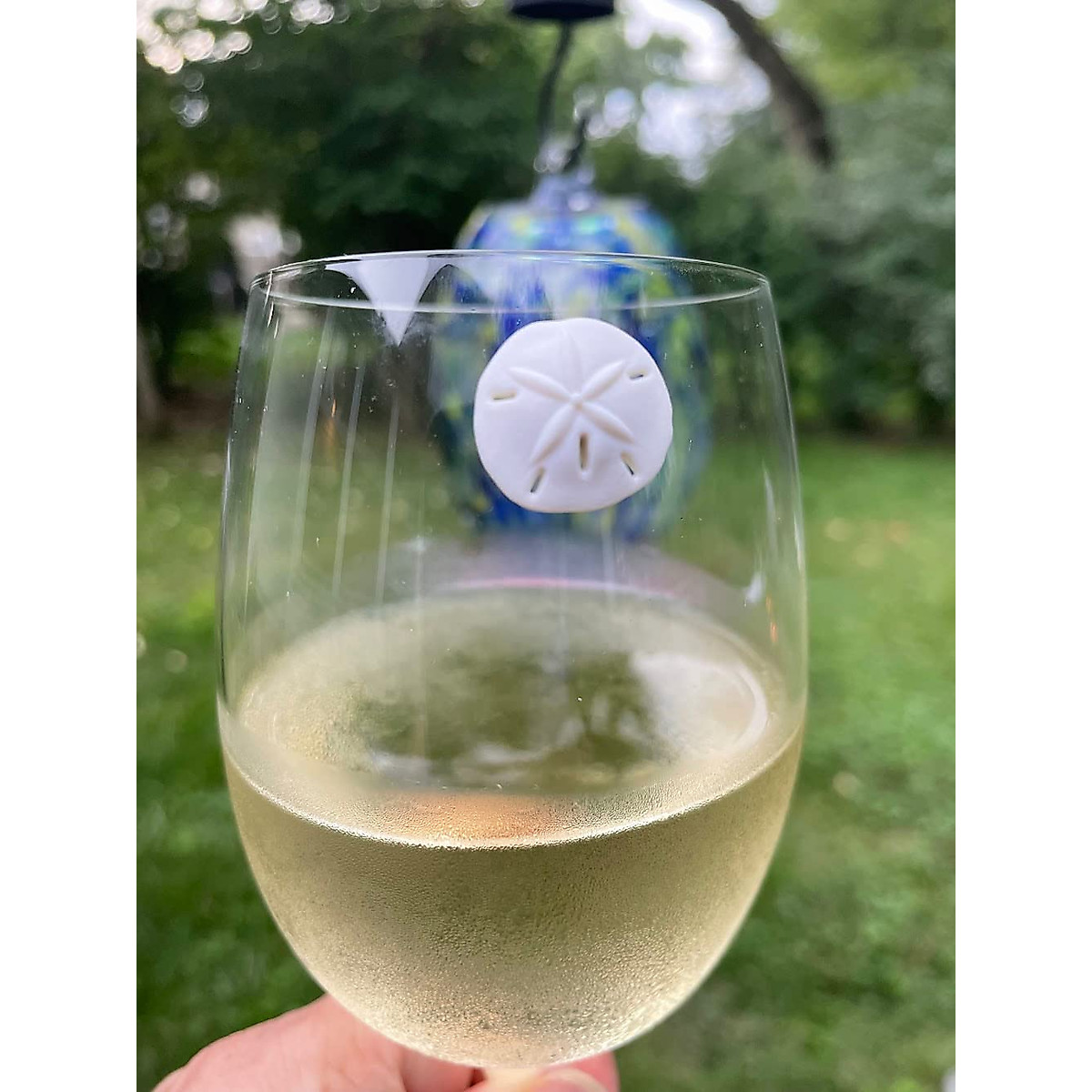 Simply Charmed Beach Wine Glass Charms - Magnetic Drink Markers for Stemless or Stemmed Glassware - Set of 12 Wine Magnets