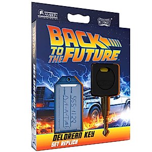 Doctor Collector Collectable Back to The Future Delorean Key Set Replica, Multicoloured