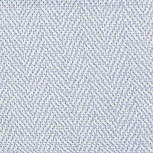 mDesign Fabric 4-Piece Drawer Organizer Bins, Kids/Baby Nursery Dresser, Closet, Shelf, Playroom Organization, Hold Clothes, Toys, Diapers, Bibs, Blankets, Blue Herringbone