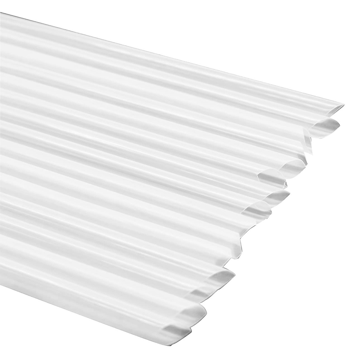 200 Clear Boba Plastic Drinking Straws, Disposable Jumbo Smoothie Straw for Bubble Tea,Extra Large and Wide,0.43" Wide x 8" Long,BPA Free Perfect Match for Milkshake or Slushies,Food Grade