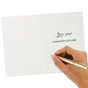 Hallmark Congratulations Card or Graduation Card (Fern Pattern)