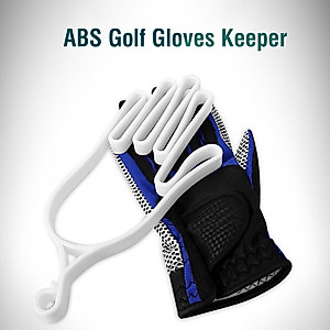 1Pair Gloves Stretcher, Outdoor Sport Gloves Holder Rack Stretcher Hanger(White + Light ) Stuff Glove Hanger
