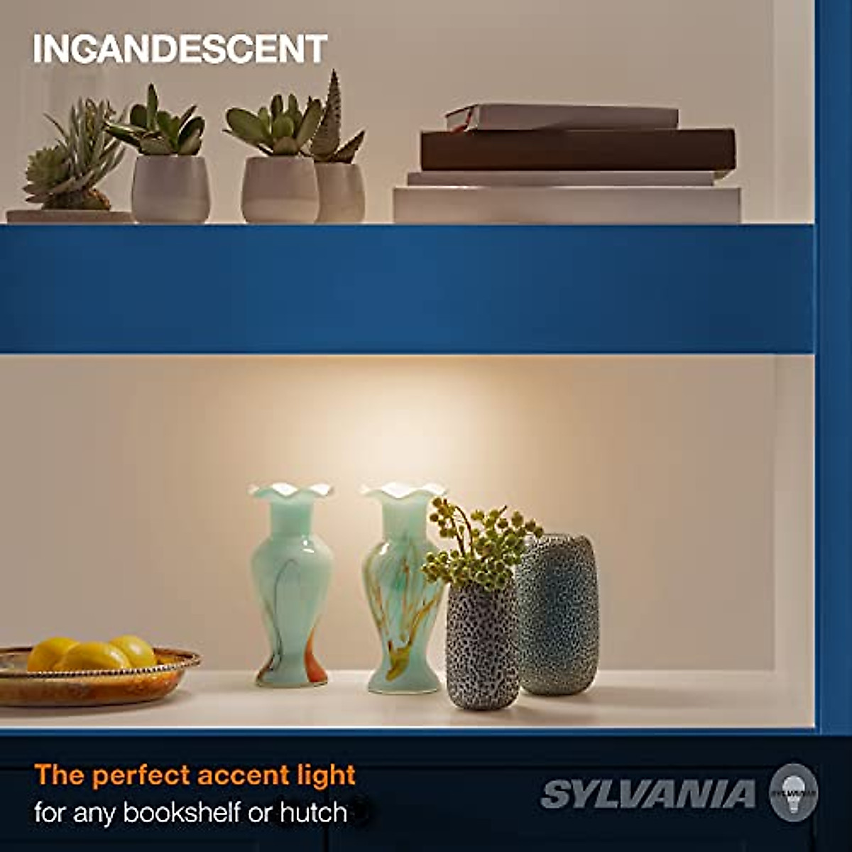 SYLVANIA Mini-Floodlight Incandescent Bulb, 40W R14, Medium Base, Reflector, 185 Lumens, 2850K, 120V, Frosted, Soft White - 1 Pack (14819)