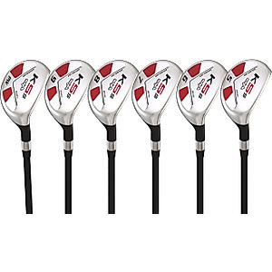Senior Men’s Majek Golf All Hybrid Partial Set, which includes: #5, 6, 7, 8, 9, PW Senior Flex Right Handed New Utility “A” Flex Club