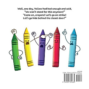 Crayons on Strike: A Funny, Rhyming, Read Aloud Kid's Book About Respect and Kindness for School Supplies