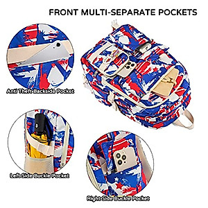 Hidds Laptop Backpacks 16 In School Bag College Backpack Anti Theft Travel Daypack Bags Bookbags for Teens Girls Women (Blue-1)