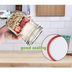 36 PCS Regular Mouth Canning Lids, Lids for Mason Jar, Split-Type