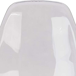 Flash Furniture Elon Series Ghost Chair with Gold Metal Base