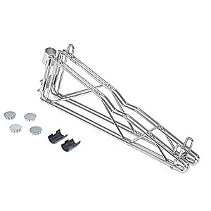 Nexel 18" Adjustable Single Wire Shelf Bracket, Chrome Finish