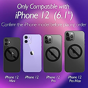 Shacoryze Back Screen Protector for iPhone 12 [2-Pack], Rear Tempered Glass [Haptic Touch] Temper Glass Film Premium HD Clarity Anti-Fingerprint/Scratch Compatible with iPhone 12 (6.1 inch)