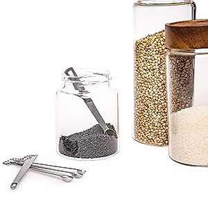 5 Pcs Mini Measuring Spoons Set, Stainless Steel Small Measuring Spoons Tad 1/4 tsp, Dash 1/8 tsp, Pinch 1/16 tsp, Smidgen 1/32 tsp, Drop 1/64 tsp for Home Kitchen Baking Cooking Gifts