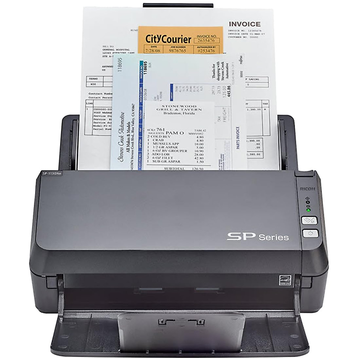 Fujitsu SP-1130Ne Easy-to-Use Color Duplex Document Scanner with Automatic Document Feeder (ADF) and Twain Driver