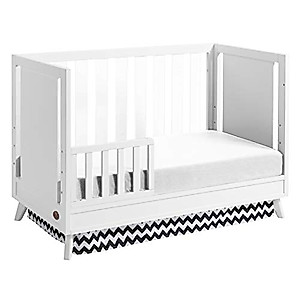 Oxford Baby Holland Modern 3-in-1 Convertible Island Crib, White, GreenGuard Gold Certified