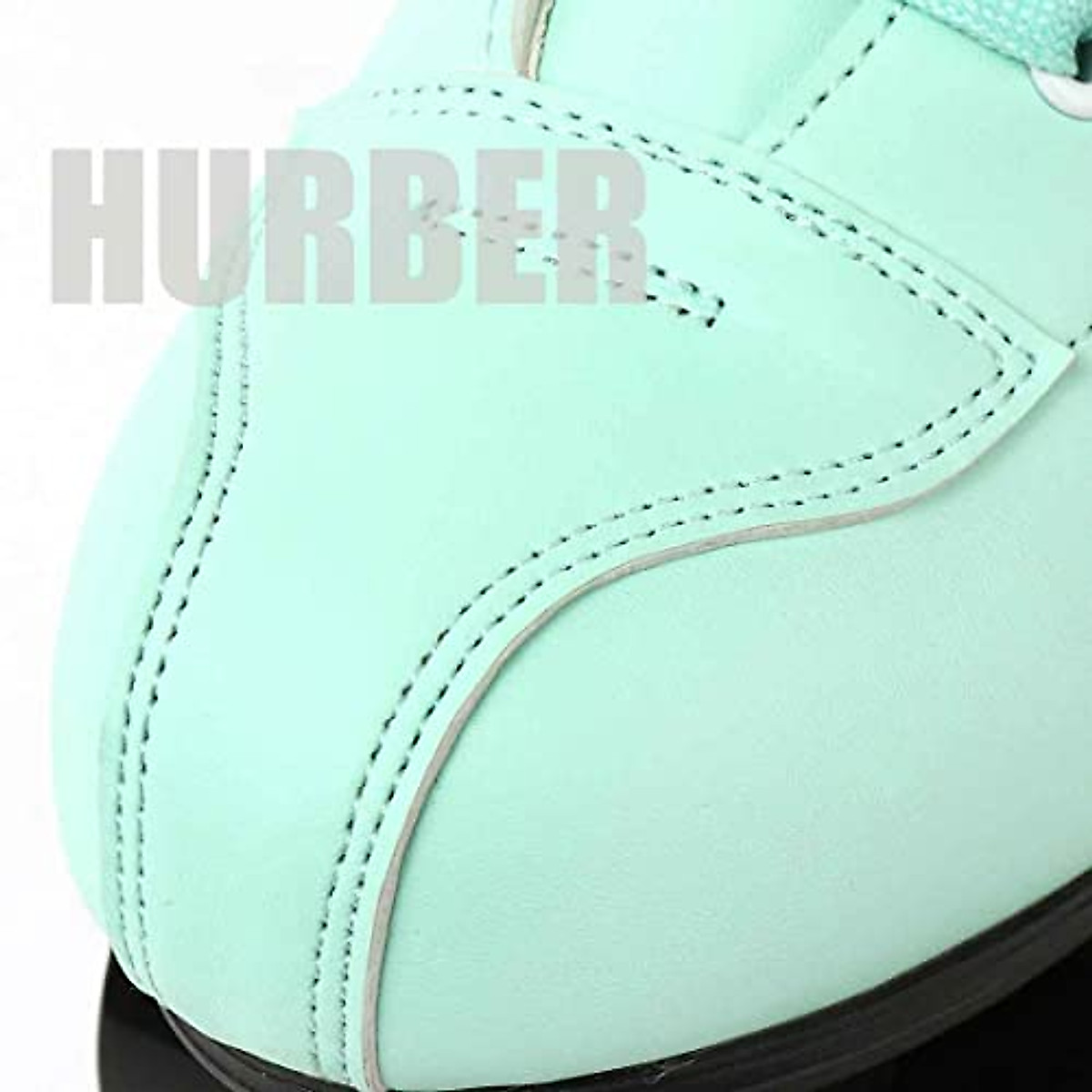 Hurber Women Roller Skates High-Top Double-Row PU Leather Roller Skates for Women (Flash Wheel,42 - US:9.5)