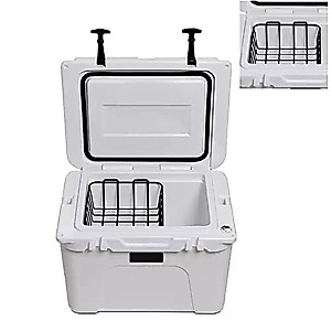Cooler Basket Compatible with YETI Tundra 50 or 65，Compatible with Other Cooler Accessories Cabela's 60QT, Igloo 52QT, Ozark Trail 52QT,Pelican Elite (45 & 70) etc，Cooler Basket That Keeps Food Dry