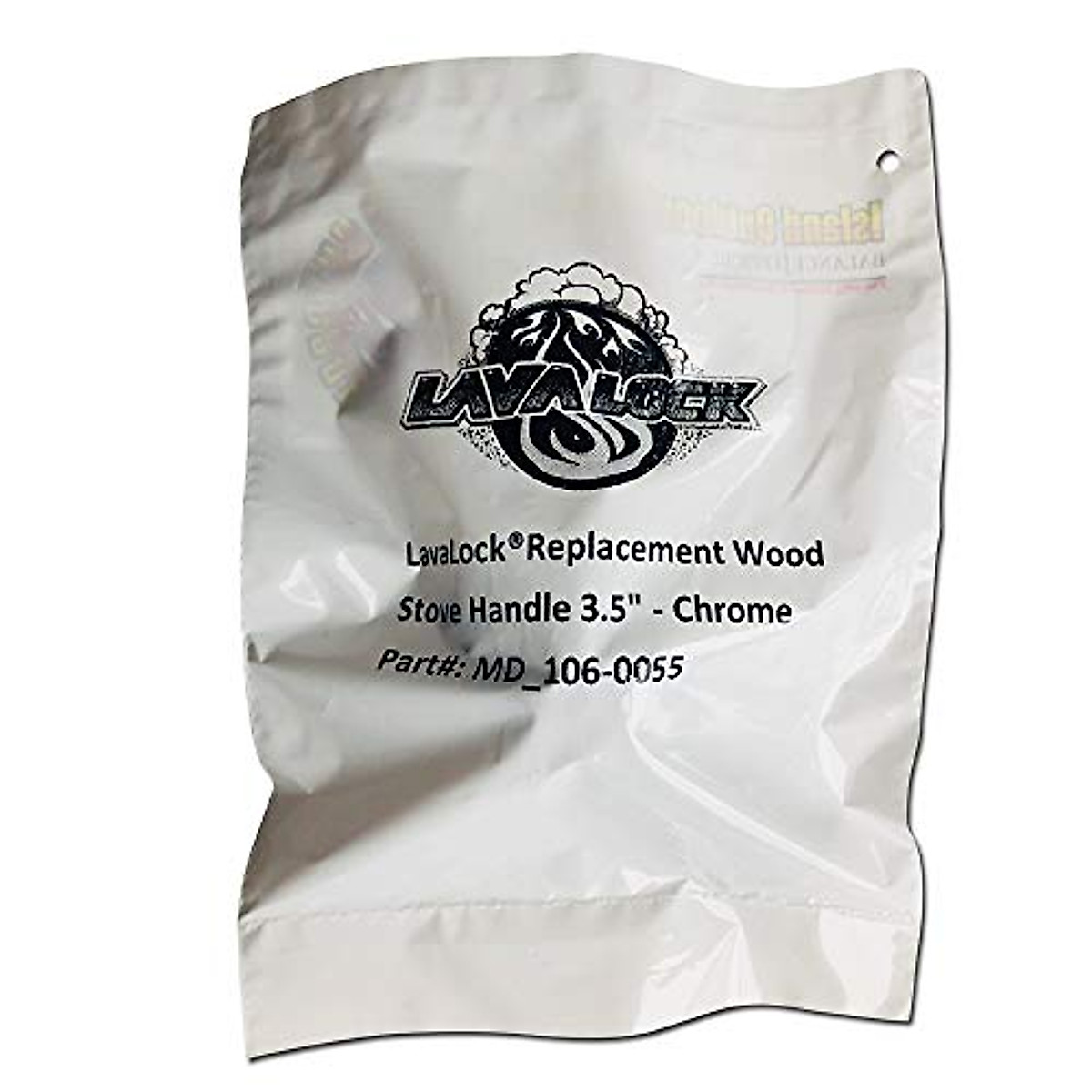 LavaLock BBQ Heavy Duty Spring Handle One Sided 3-1/2" Tapered Chrome Barbecue Smoker, Grill, Stove, Pit Accessories