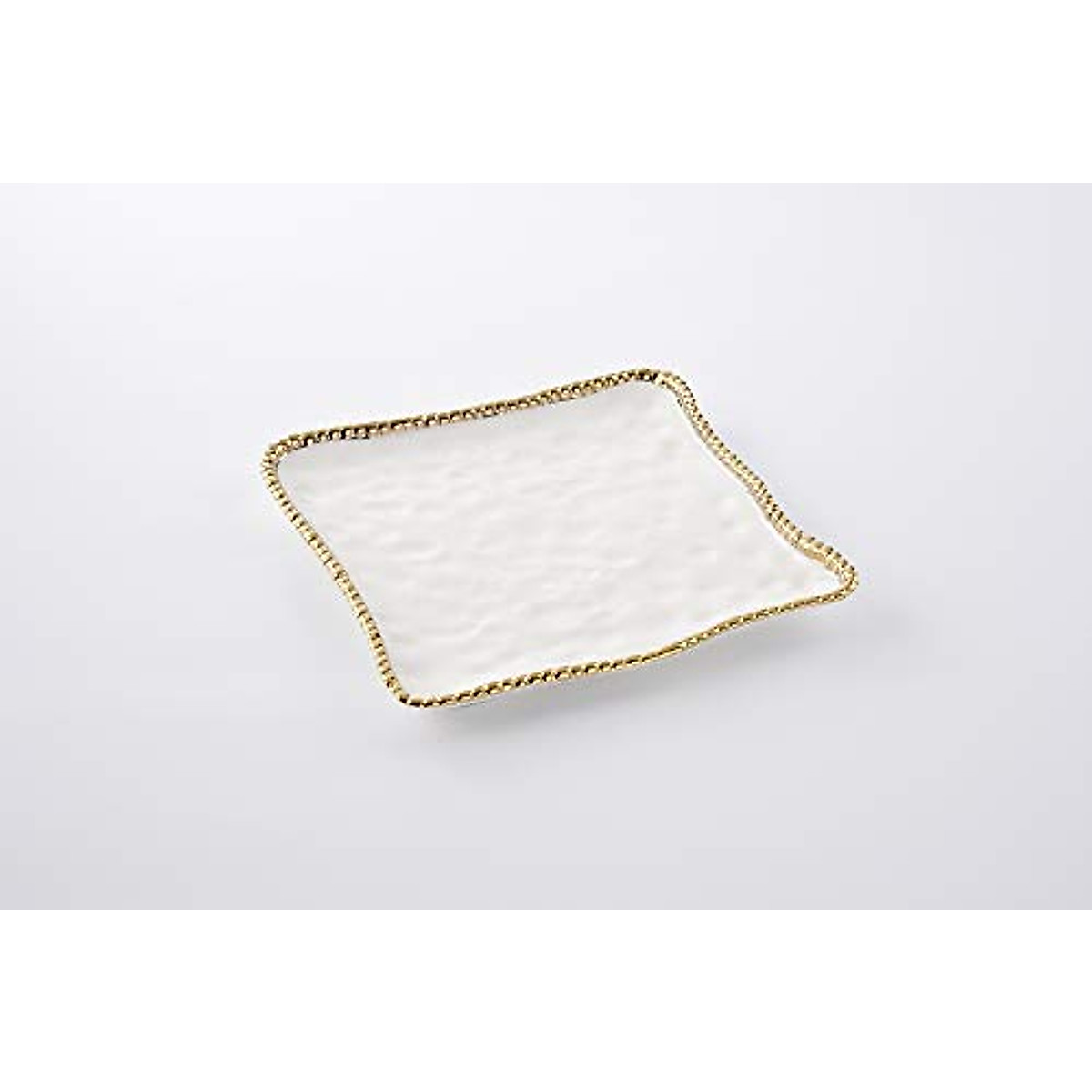 Pampa Bay Golden Salerno Porcelain Square Serving Platter