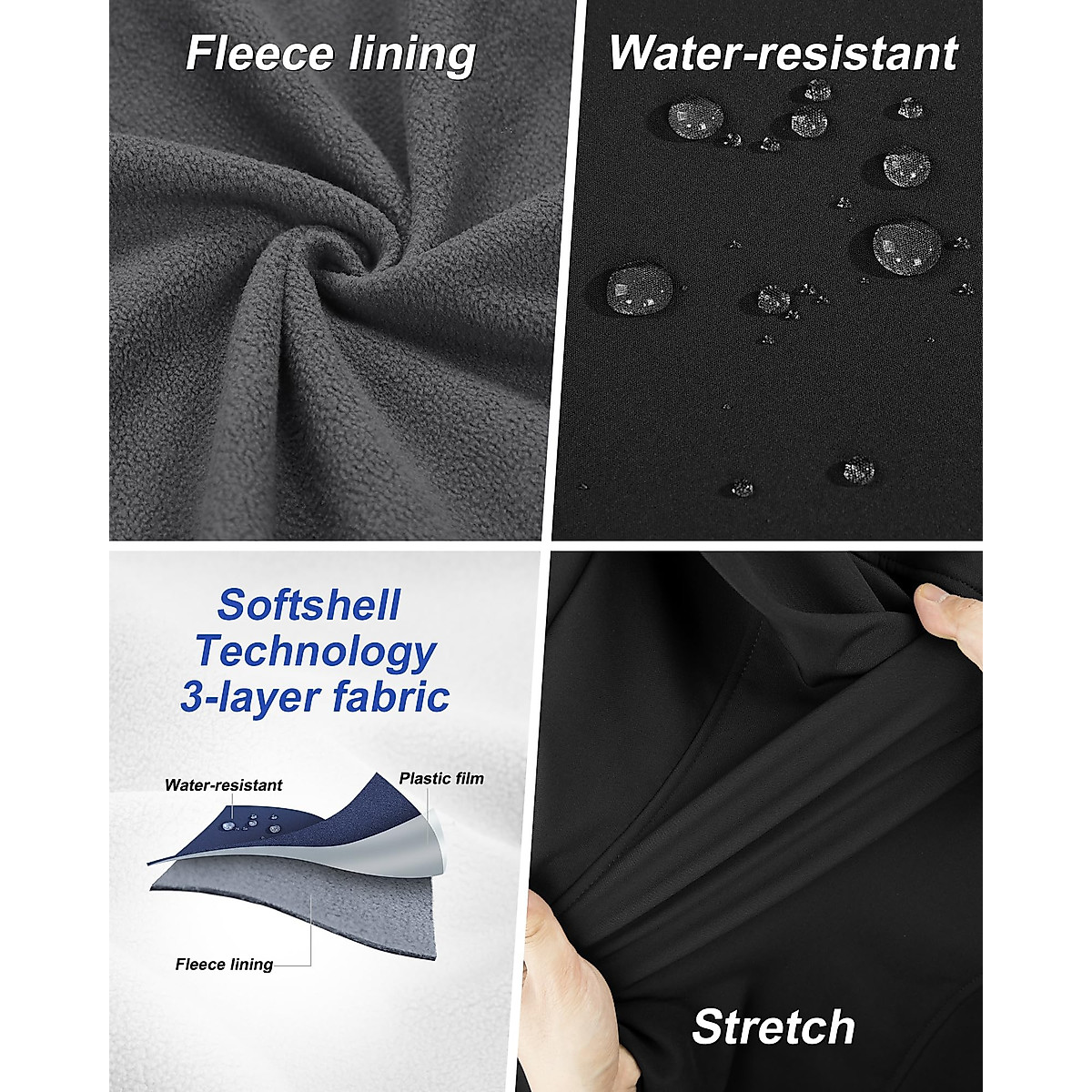 Outdoor Ventures Women's Lightweight Softshell Vest Windproof Fleece Lined Zip Up Sleeveless Jacket for Running Hiking Golf