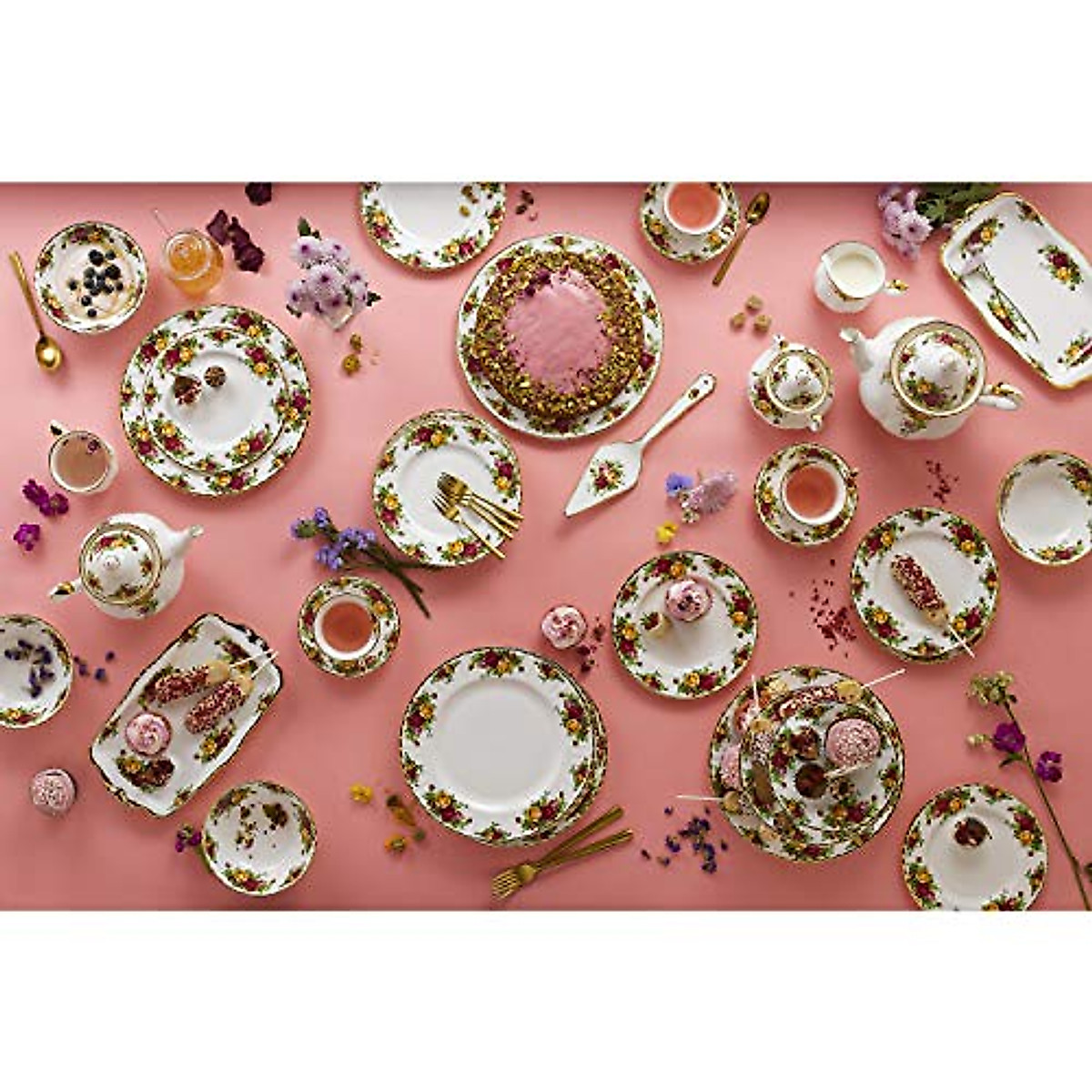 Royal Albert 40020916 13" Old Country Roses Tray, Multicolor