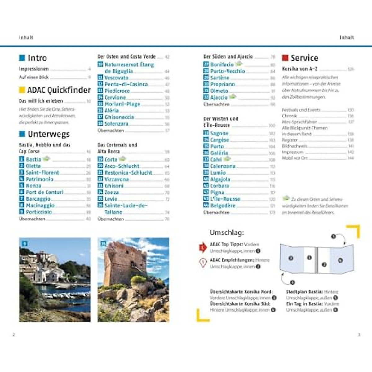 ADAC Reiseführer Korsika: Der Kompakte mit den ADAC Top Tipps und cleveren Klappkarten