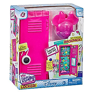 REAL LITTLES Disney - Minnie Mouse Locker and Exclusive Backpack. Customize Your Locker with 10 Surprises