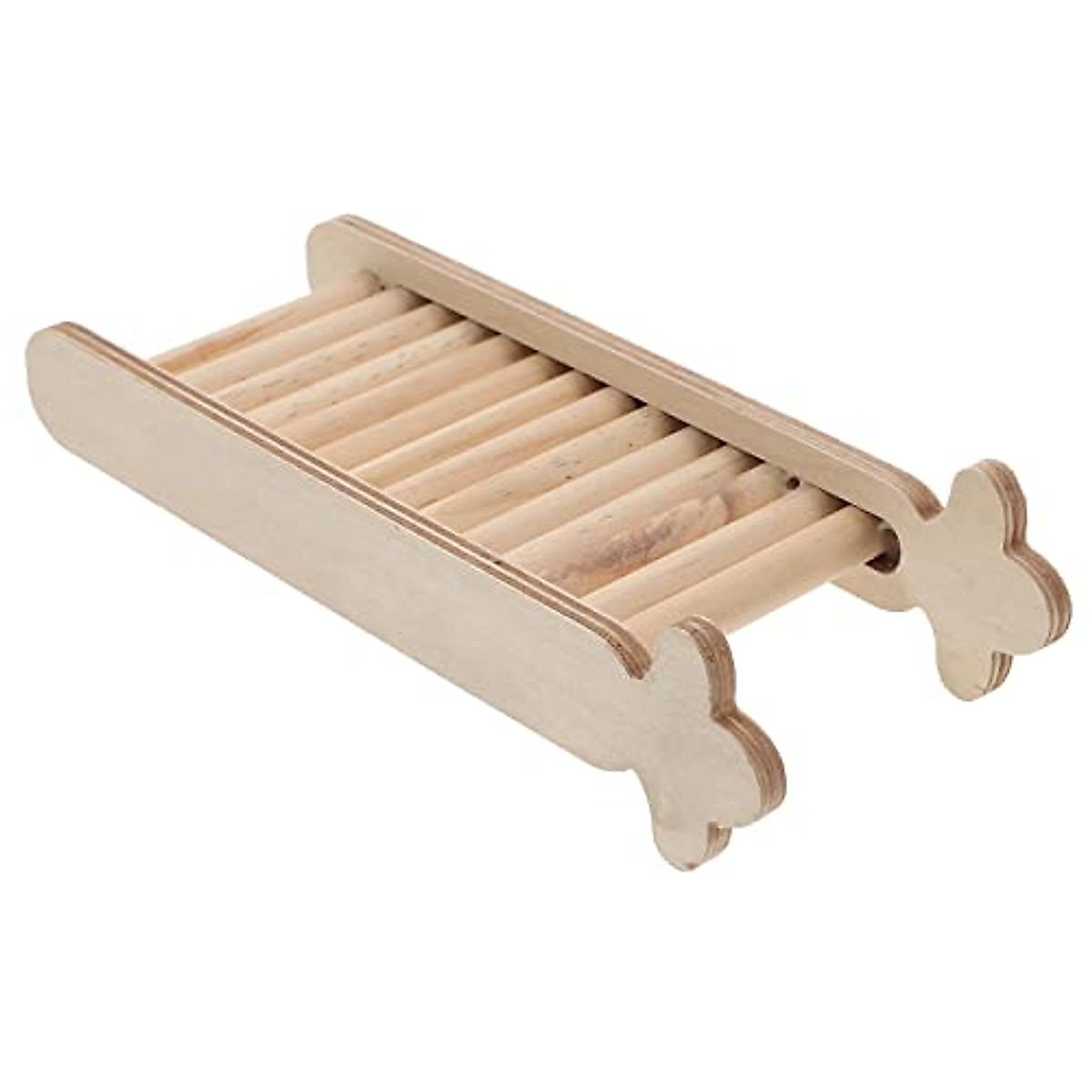 Mipcase 2pcs Hamster Climbing Ladder Reptile Bridge Chinchilla Ladder for Cage Decor Hamster Accessories Chinchilla Training Ladder Chinchilla Climbing Ladder Hamster Hideout Rat Ladder