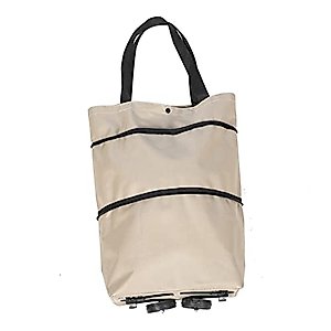 Cabilock Trolley Foldable Shopping Cart Folding Shopping Cart Trolly Dolly Cart Collapsible Suitcase Trolley Grocery Cart Bag Collapsible Luggage Cart Reusable Grocery Bag Grocery Tote Bag