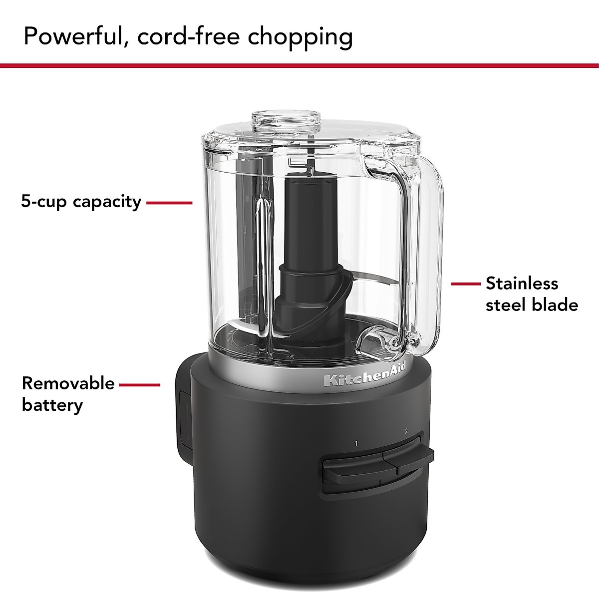 KitchenAid Go™ Cordless Food Chopper - battery included, KFCR531