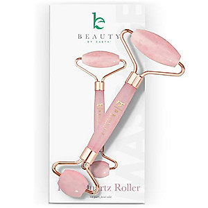 Rose Quartz Face Roller Skin Care Tools - Face Massager Roller, Facial Roller & Eye Roller for Puffy Eyes, Facial Massager Facial Tools Pair Perfectly with Skincare & Are Self Care Gifts for Women