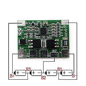 4S 8A 12.8V 18650 32650 LiFePO4 Life Battery Charger BMS Protection PCB Board