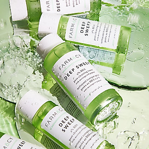 Farmacy 2% Salicylic Acid Toner for Face - Deep Sweep Gentle BHA Exfoliant for Oily Skin - Refines Texture with Papaya Enzymes & Moringa Water for a Healthy-Looking Complexion (120ml)