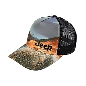 Jeep Premium Mojave Mountains View Hat Black