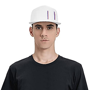Fuck Kamala Harris and F Joe Biden Baseball Cap Flat Bill Hip Hop Style Classic Snapback Hat White